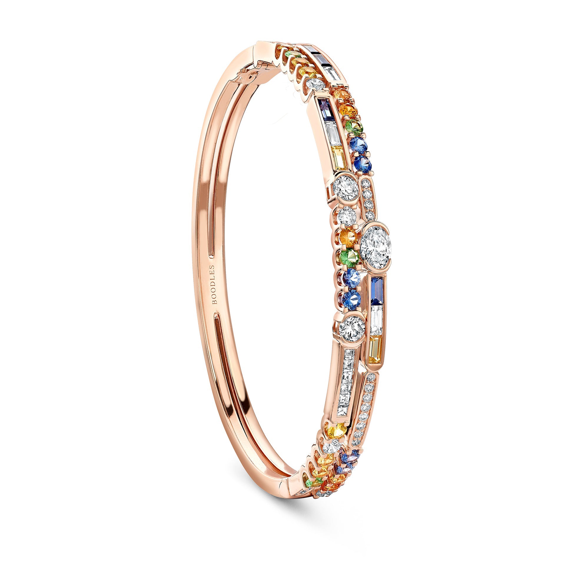 The National Gallery Play of Light Rose Gold Bangle | Boodles